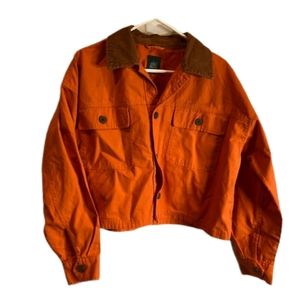 wild fable | Jackets & Coats | Wild Fable Womens Orange Jacket With ...